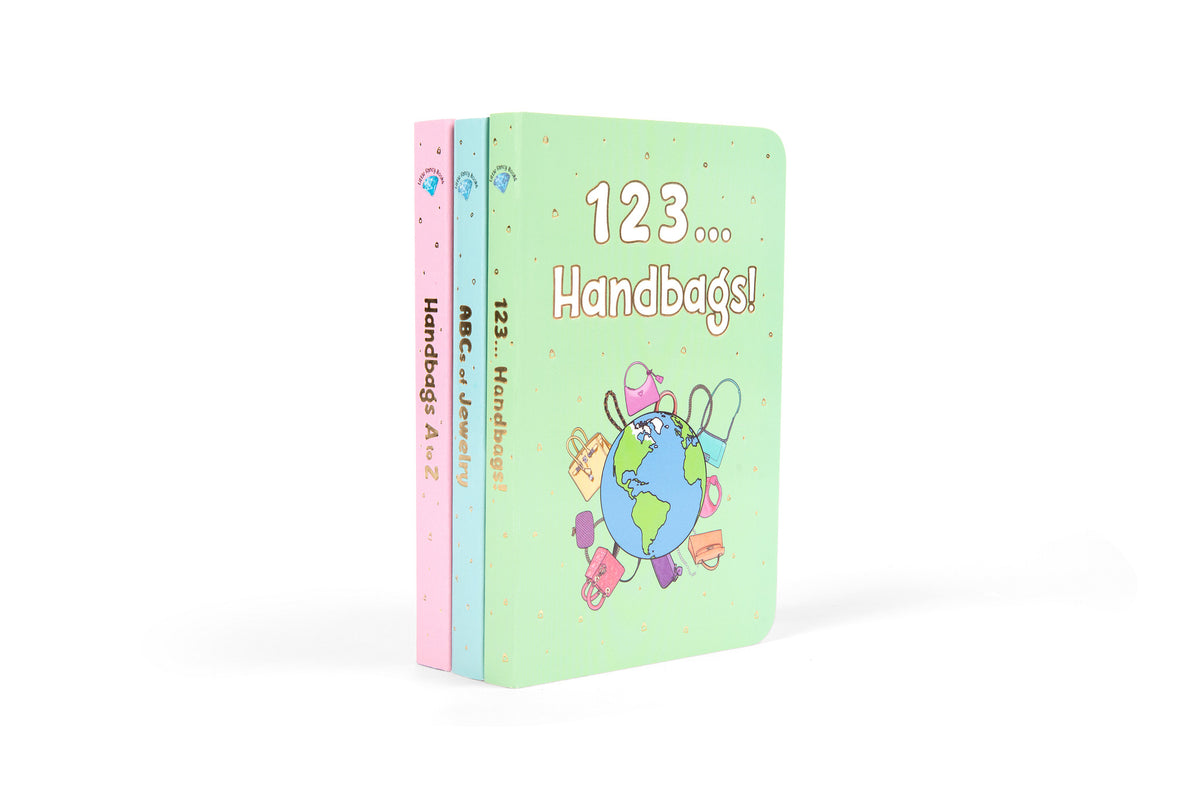 Luxury ABC Book Set for Kids | Handbags & Jewelry | Little Fancy Books